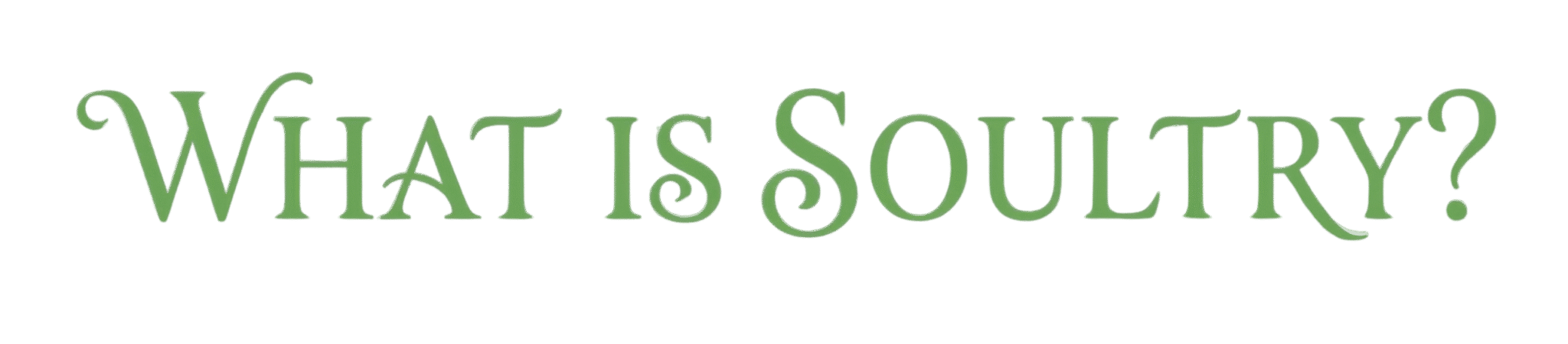 Soultry - The Venus Flytrap by Stephen Paul Edwards